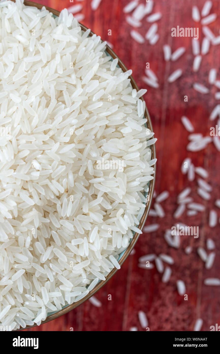 Rice in porcelain bowls Stock Photo - Alamy