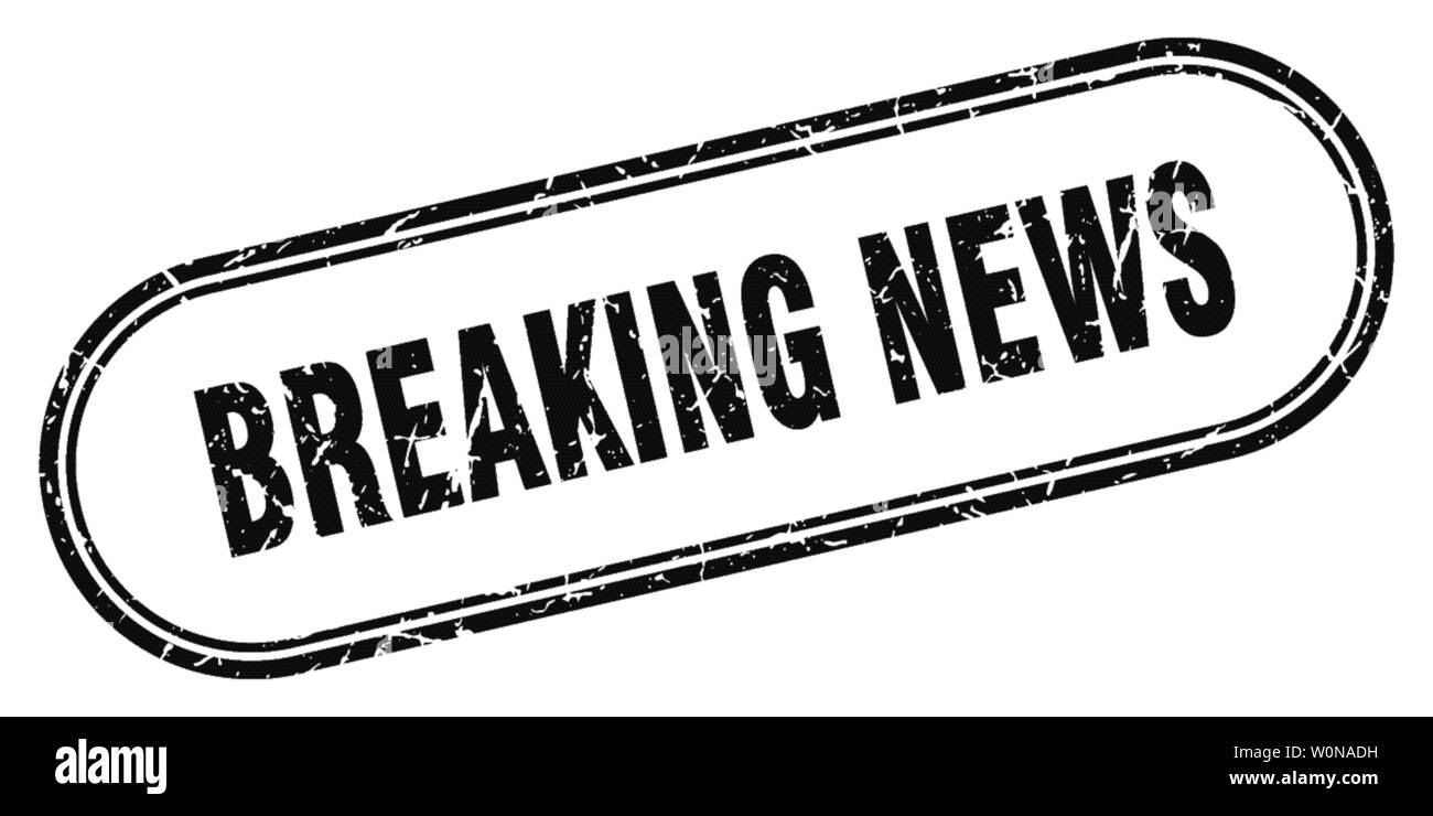 breaking news stamp. breaking news square grunge sign. breaking news ...