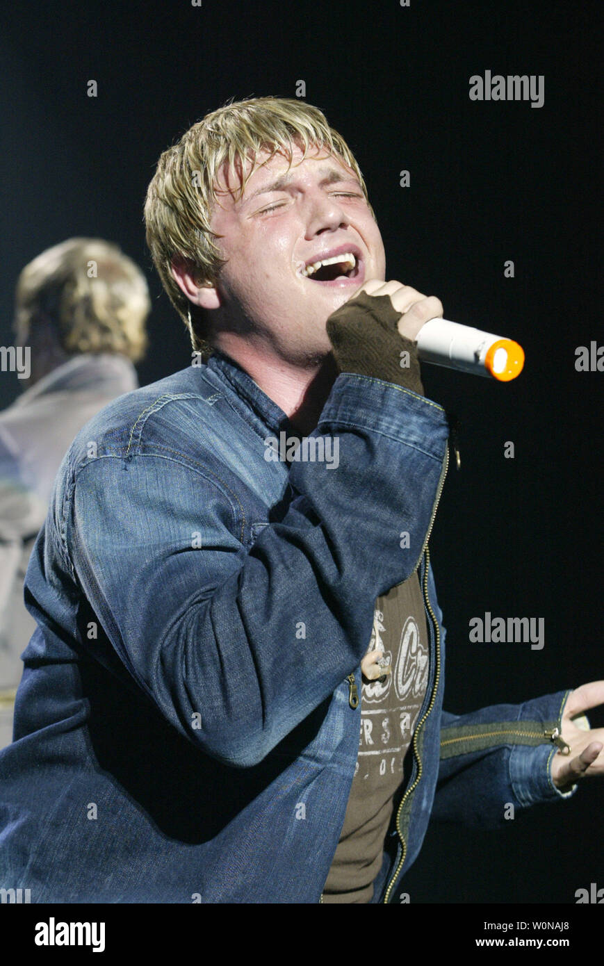 Nick carter with the Backstreet Boys performs in concert on the opening ...
