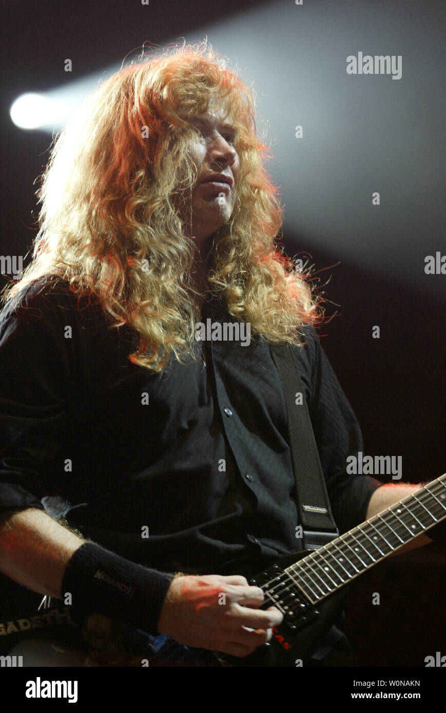 Dave Mustain of Megadeth performs in concert, at the Sound Advice ...
