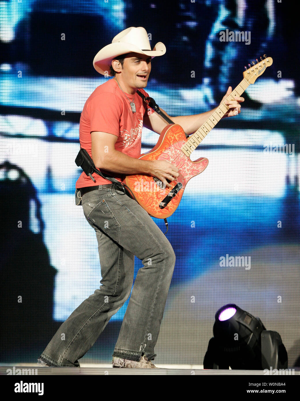 Brad Paisley performs in concert at the Sound Advice Amphitheater in ...