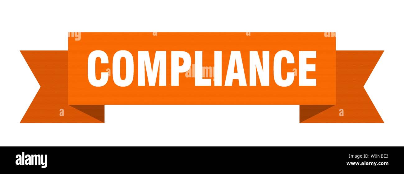 compliance ribbon. compliance isolated sign. compliance banner Stock ...