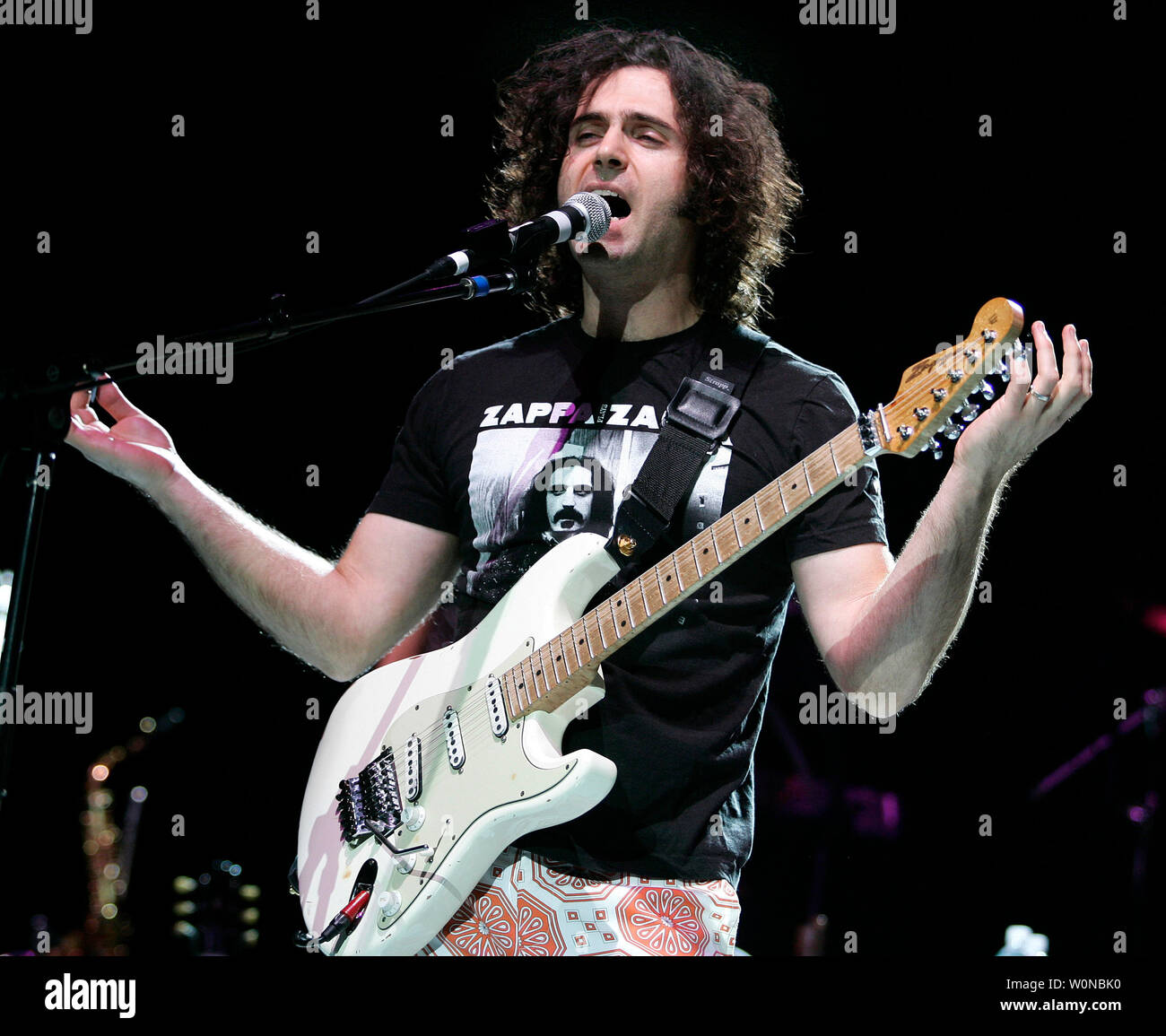 Dweezil Zappa son of legendary musician Frank Zappa performs in concert ...