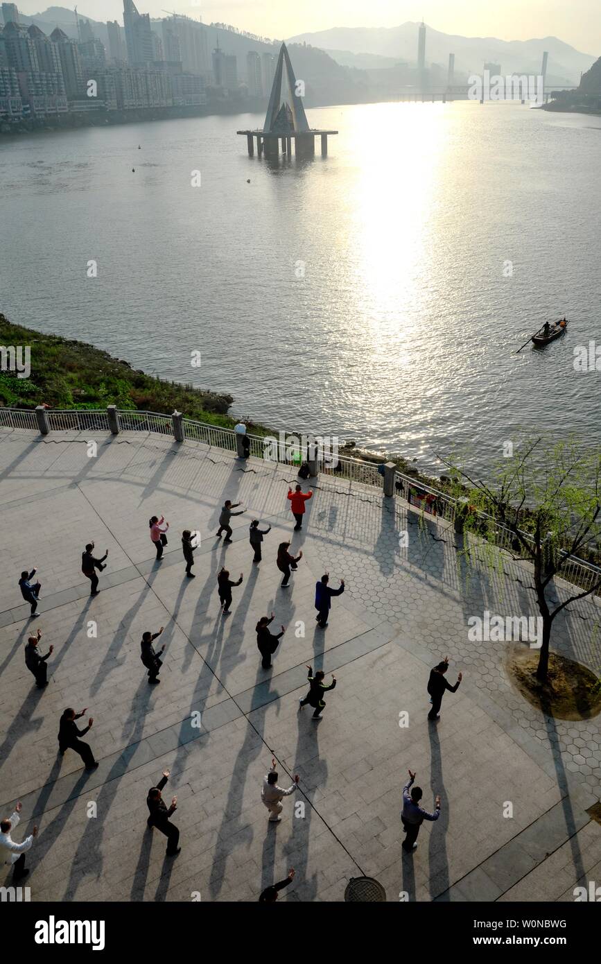Tai chi city buildings hi-res stock photography and images - Alamy