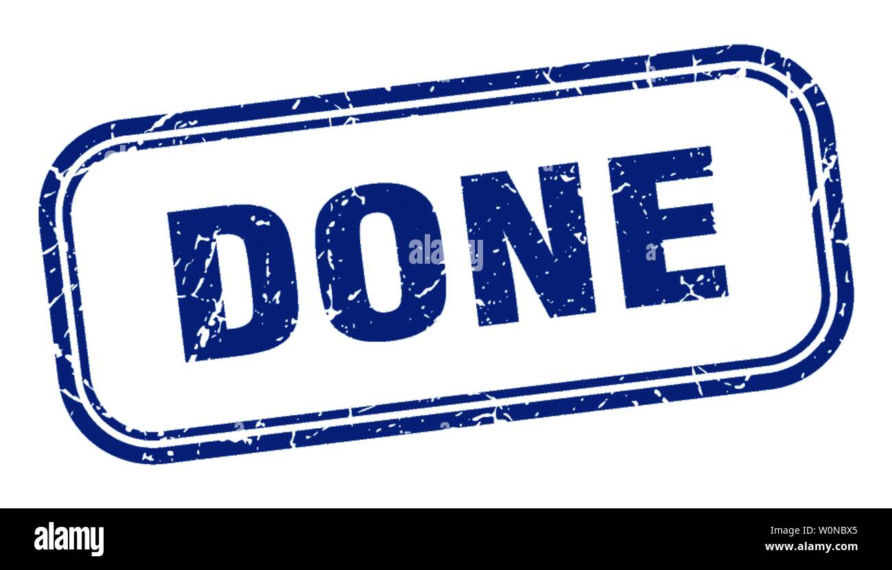 done stamp. done square grunge sign. done Stock Vector Image & Art - Alamy
