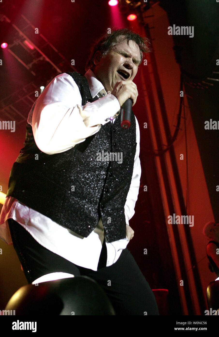 Meat Loaf performs in concert at the Mizner Park Amphitheatre in Boca ...