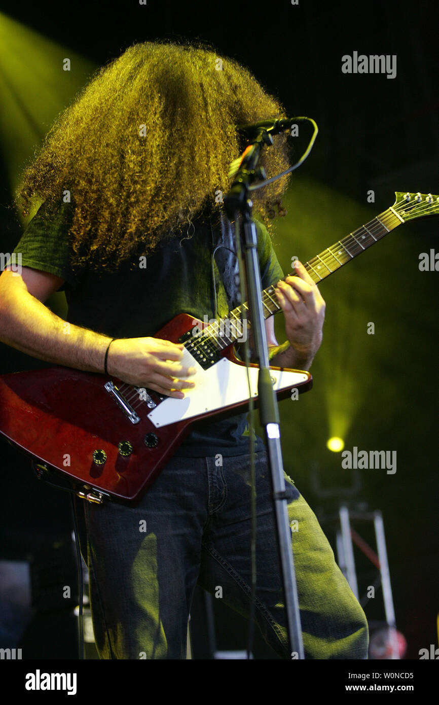 Claudio sanchez of coheed and cambria hi-res stock photography and ...