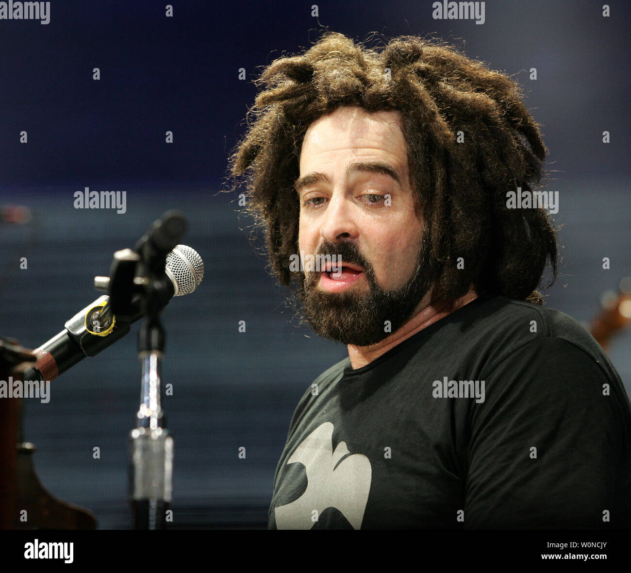 Adam Duritz with the Counting Crows performs in concert at the Cruzan ...