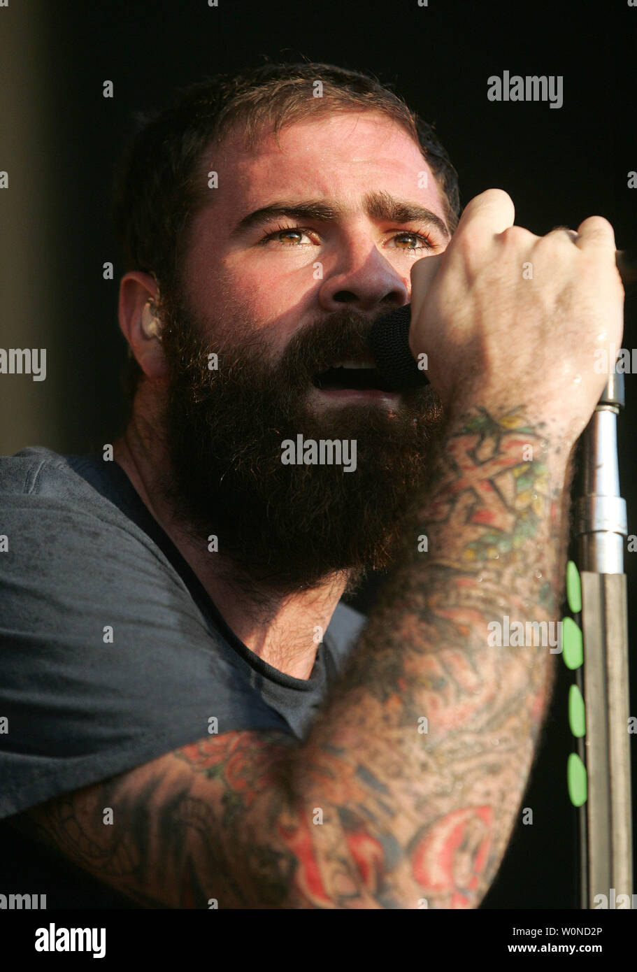 Dan O'Conner with Four Year Strong performs at the Sunset Cove ...