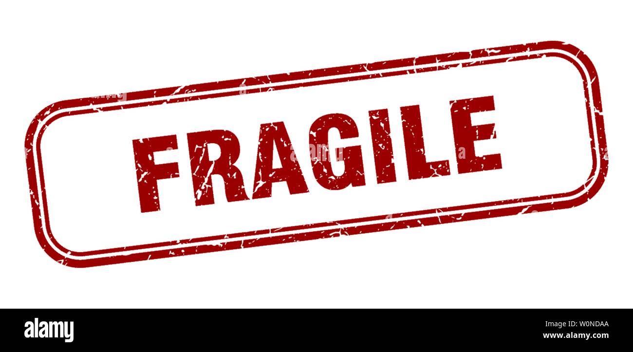 fragile stamp. fragile square grunge sign. fragile Stock Vector Image ...