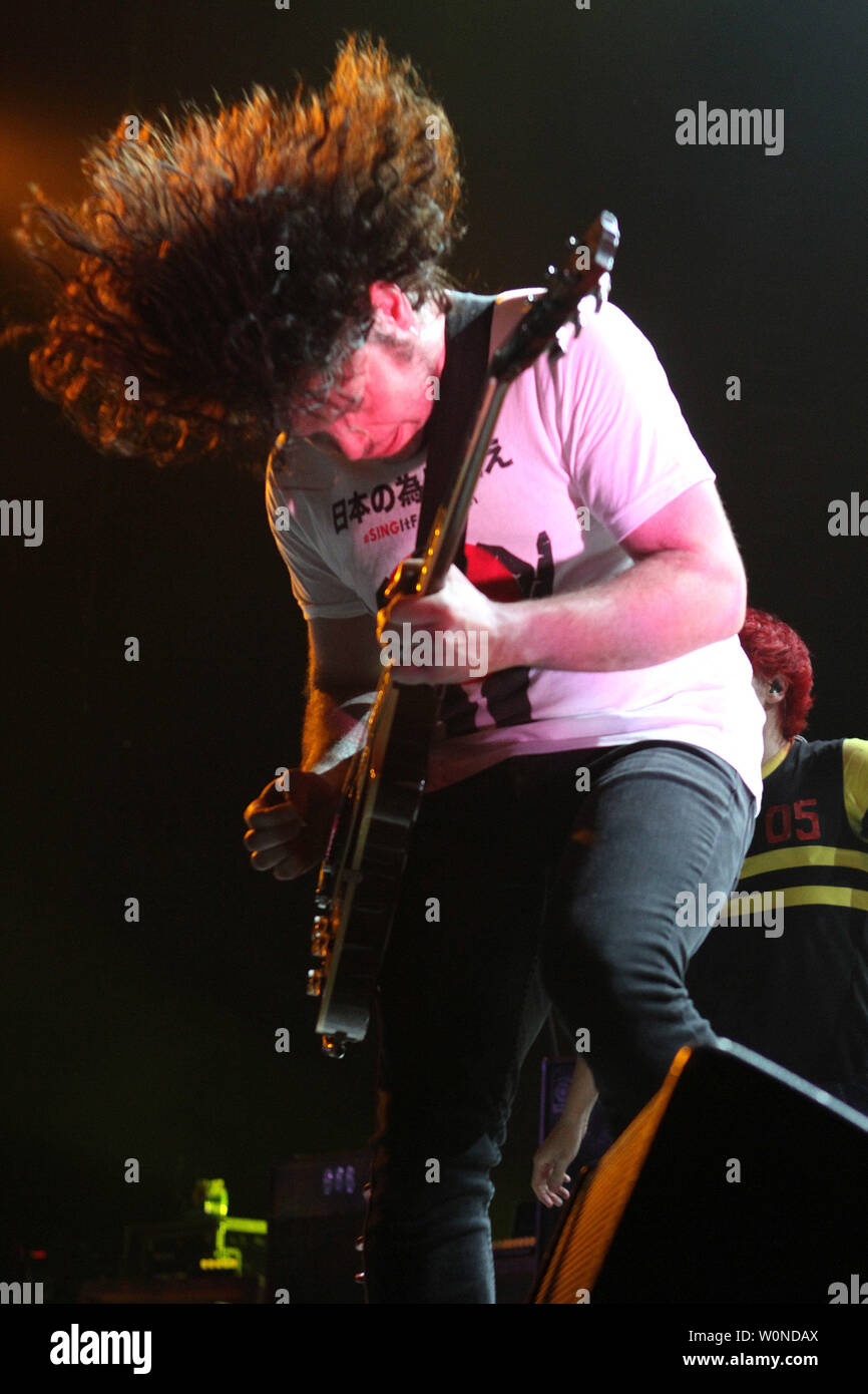 Ray Toro with My Chemical Romance performs in concert on the Honda ...