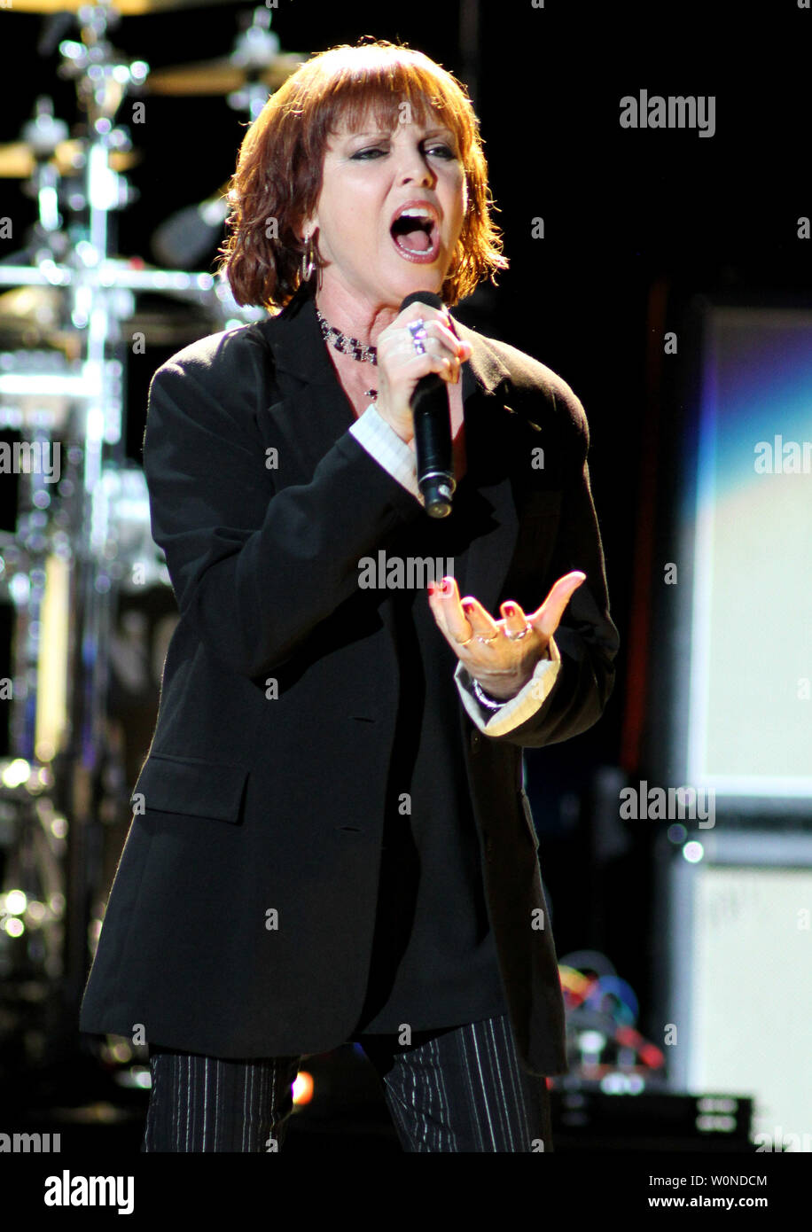 Pat Benatar performs in concert at the Cruzan Amphitheater in West Palm ...