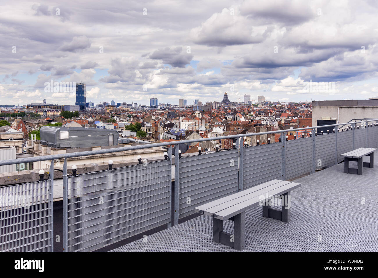 Rooftop view across Brussels, Belgium Stock Photo - Alamy