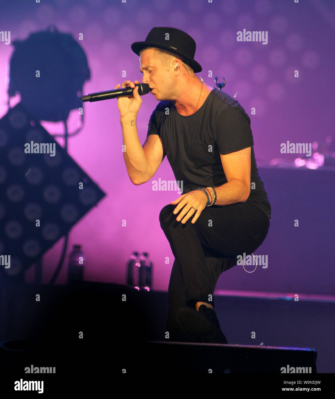 Ryan Tedder with OneRepublic performs in concert at the Cruzan ...