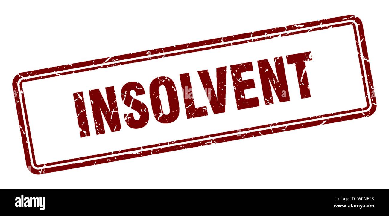 Insolvent stamp Stock Vector Images - Alamy