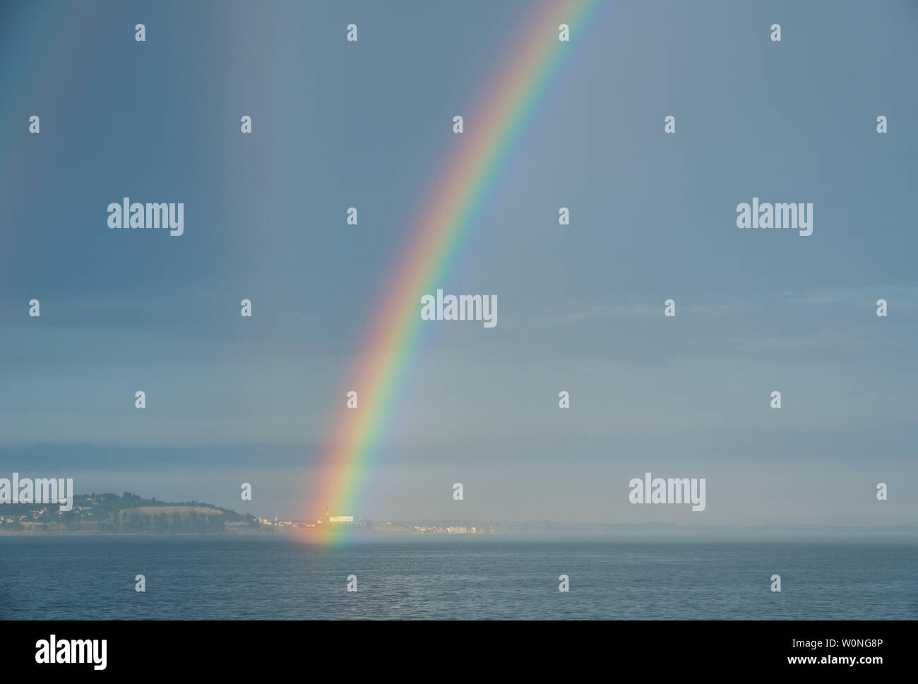 Double rainbow over ocean hi-res stock photography and images - Alamy