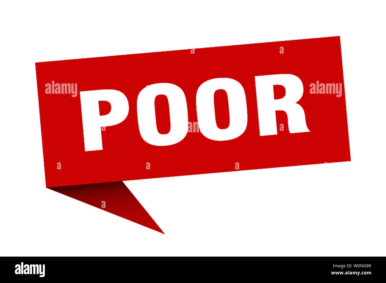 poor speech bubble. poor sign. poor banner Stock Vector Image & Art - Alamy