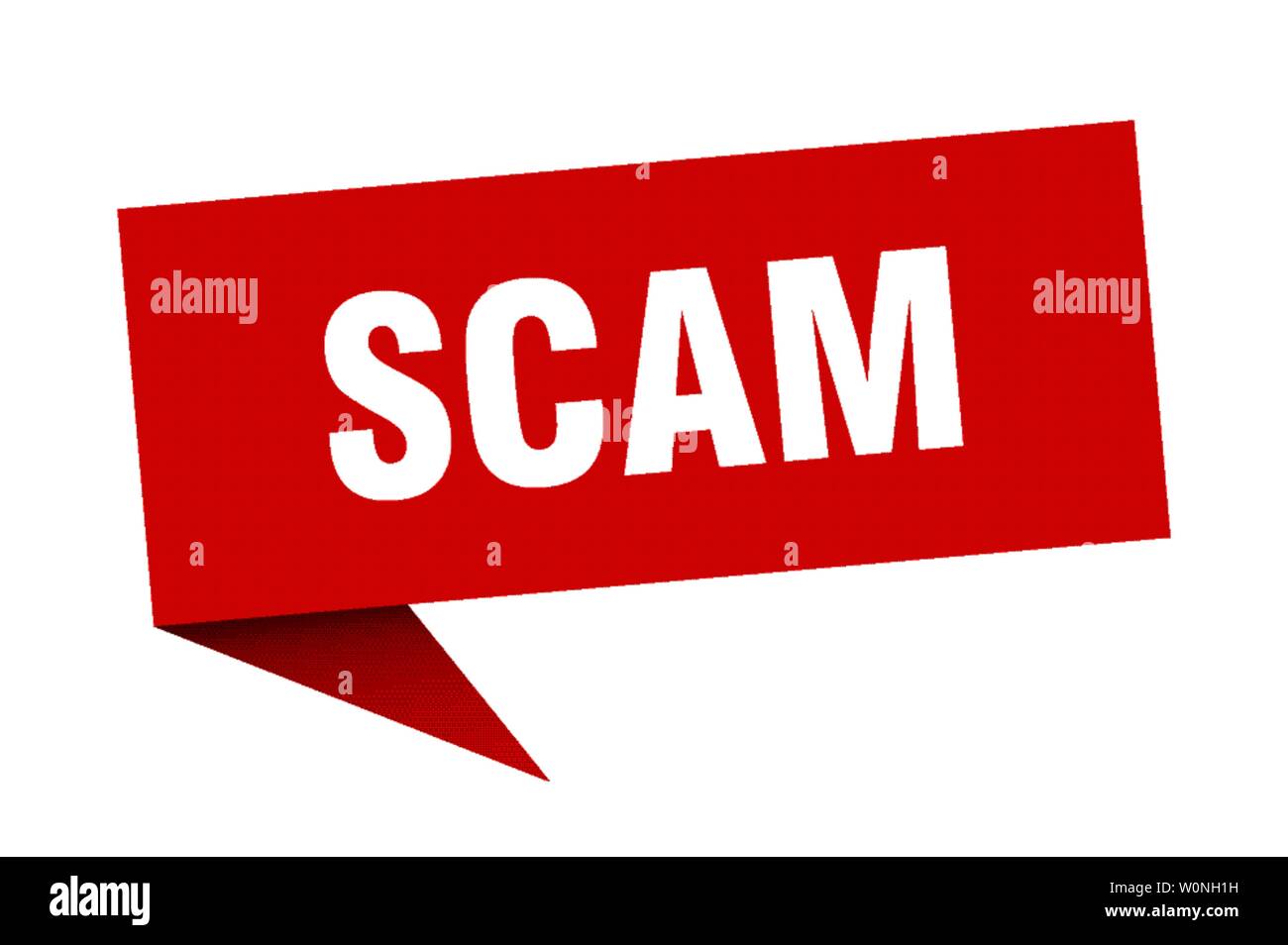 scam speech bubble. scam sign. scam banner Stock Vector Image & Art - Alamy