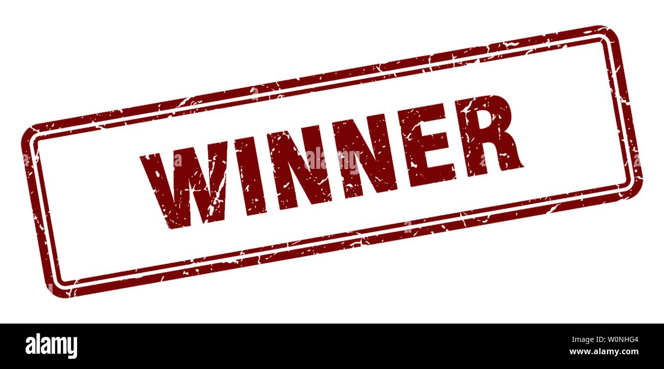 Winner square grunge stamp Stock Vector Images - Alamy