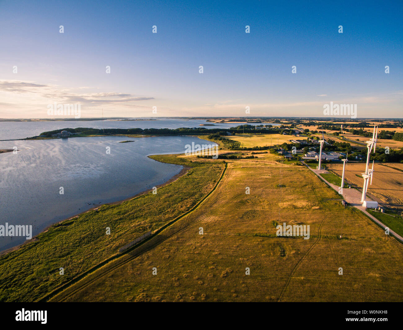 Danish pastoral scenery Stock Photo - Alamy