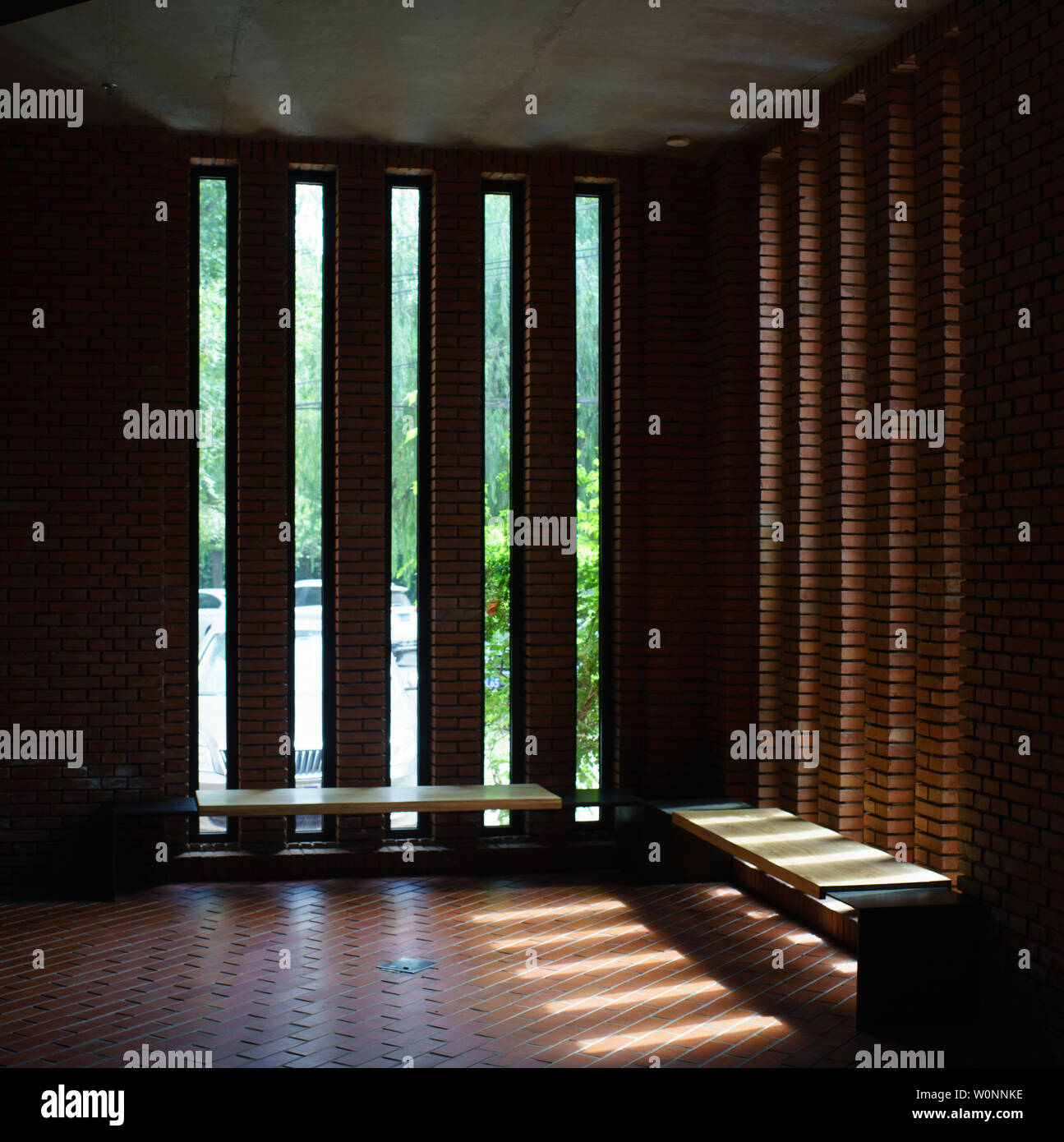 Beijing Red Brick Art Gallery Stock Photo - Alamy