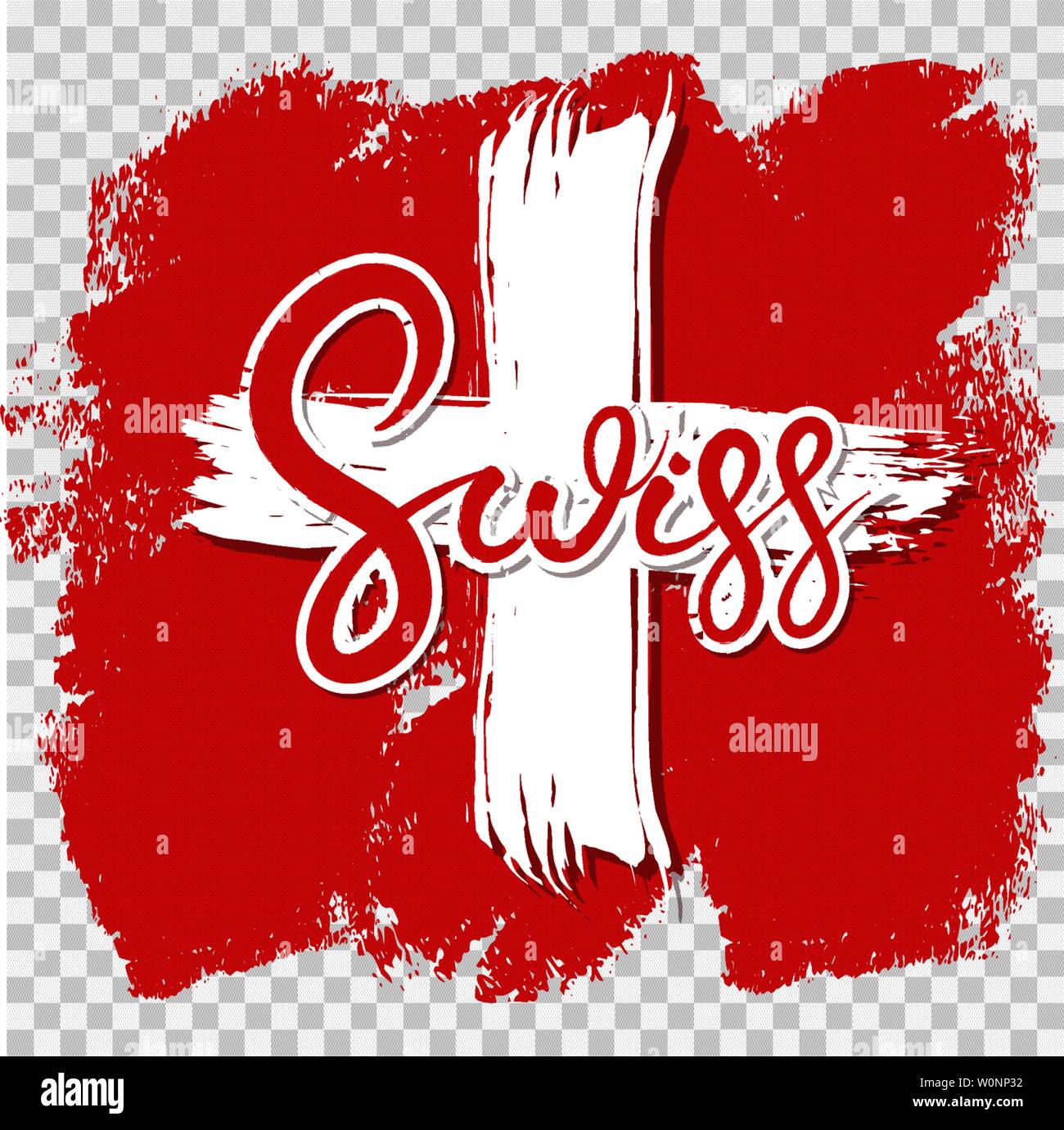 Swiss National Day design card Stock Vector Image & Art - Alamy