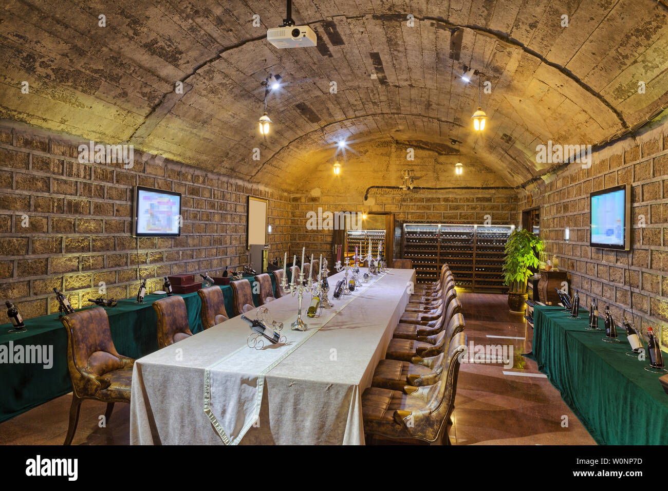 Old wine storage room hi-res stock photography and images - Alamy