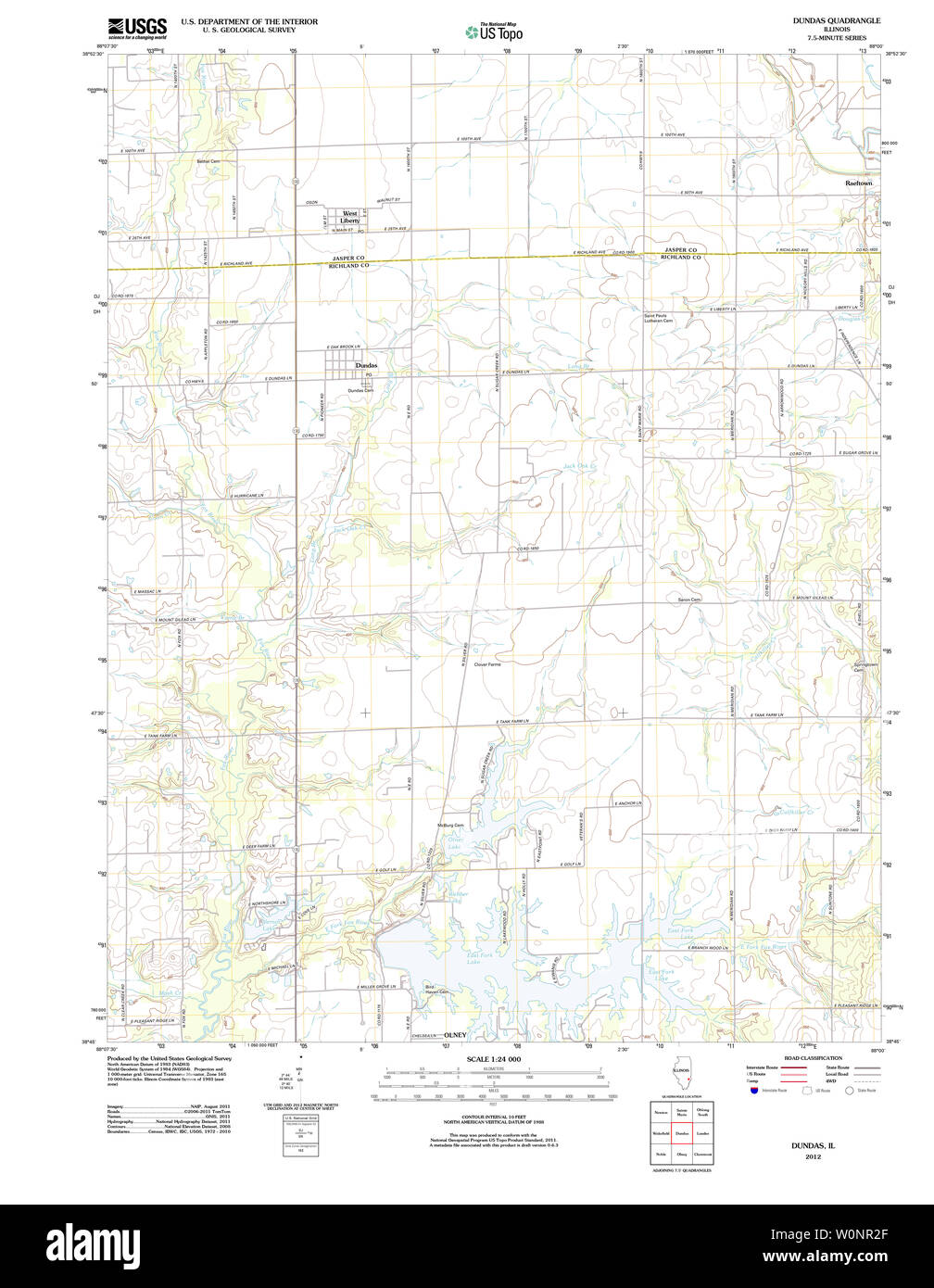 Map of dundas hi-res stock photography and images - Alamy