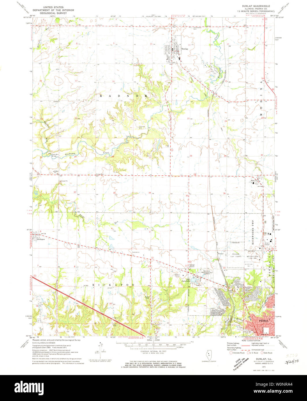 Dunlap map hi-res stock photography and images - Alamy