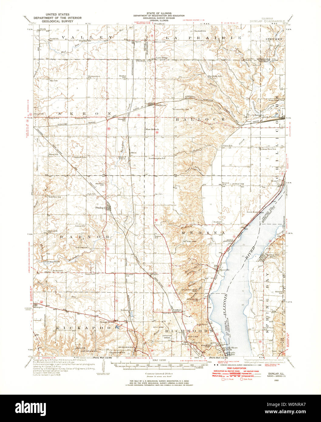 Map of dunlap hi-res stock photography and images - Alamy