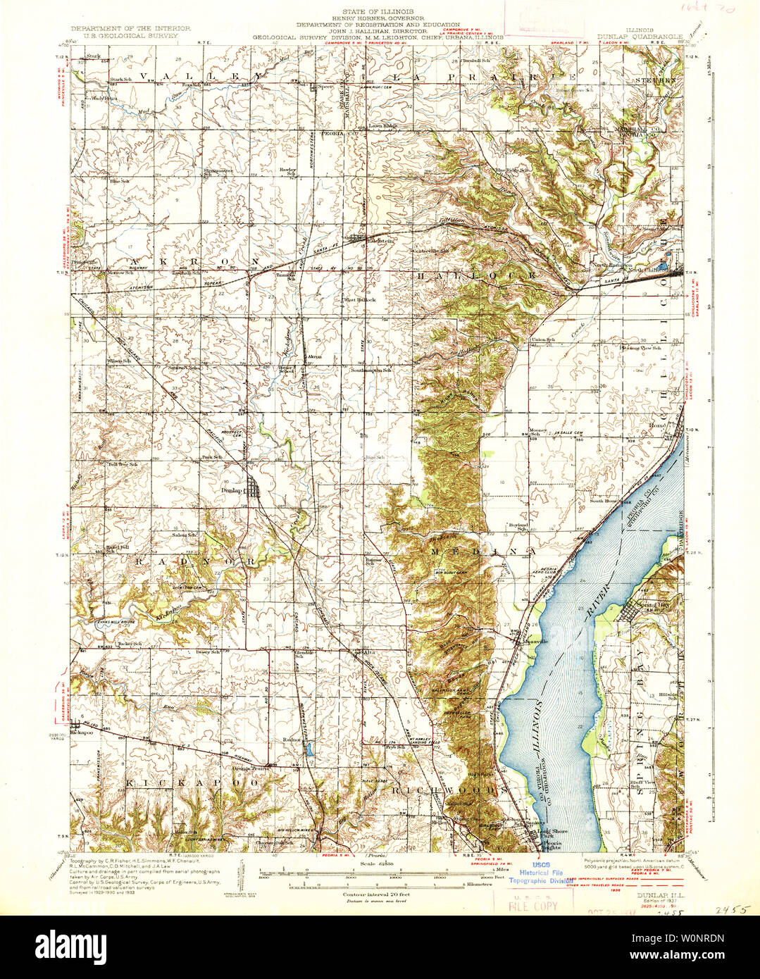 Map of dunlap hi-res stock photography and images - Alamy
