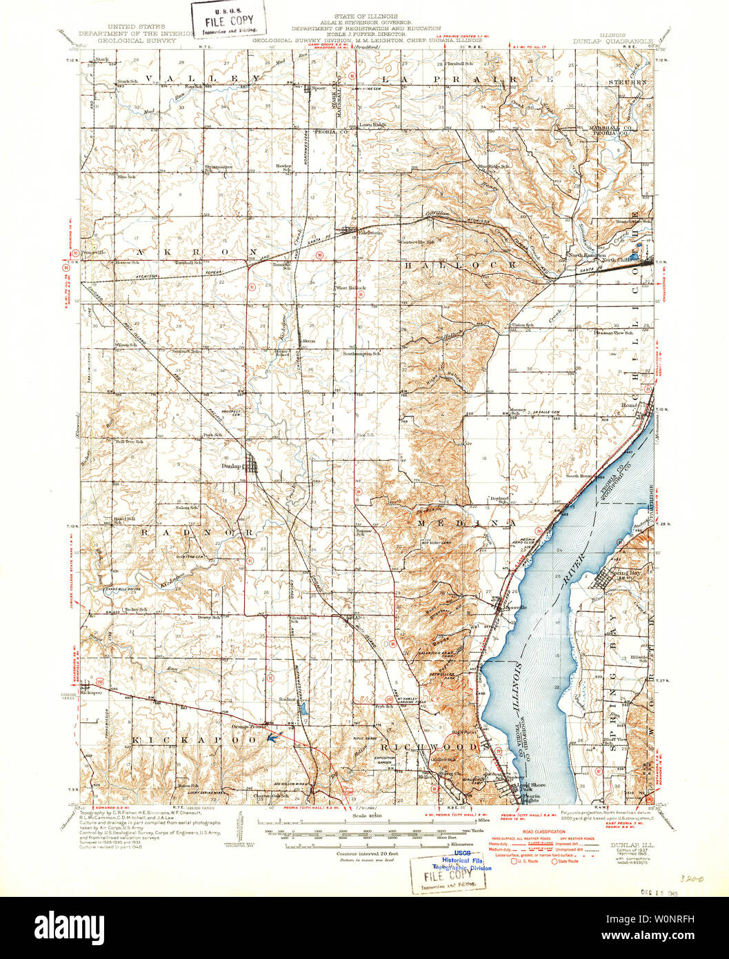 Dunlap map hi-res stock photography and images - Alamy