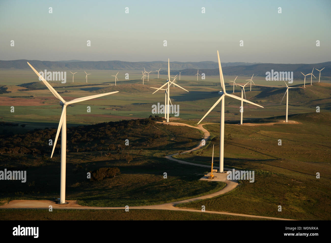 capital wind farm near canberra, australia Stock Photo - Alamy