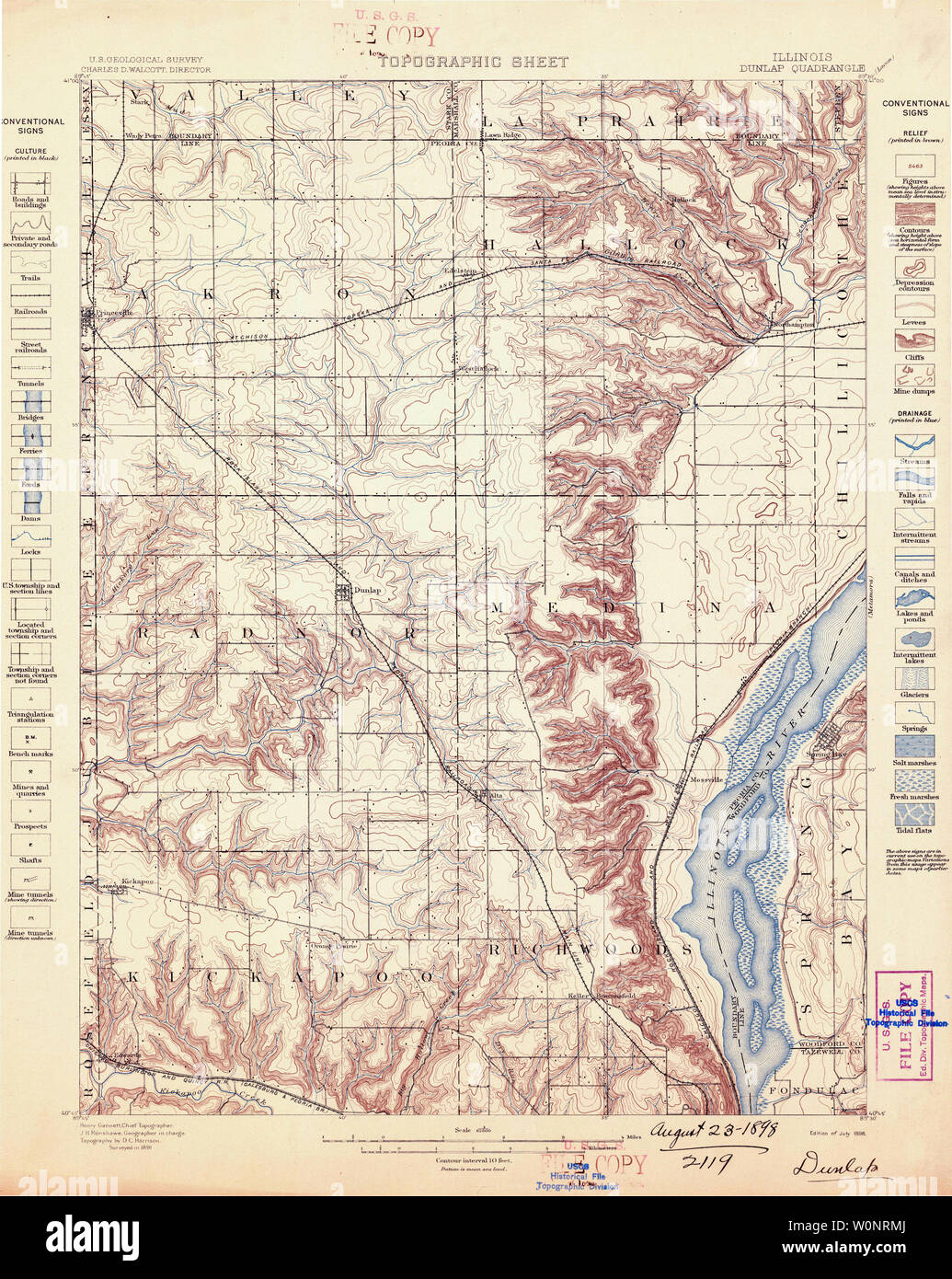 Map of dunlap hi-res stock photography and images - Alamy