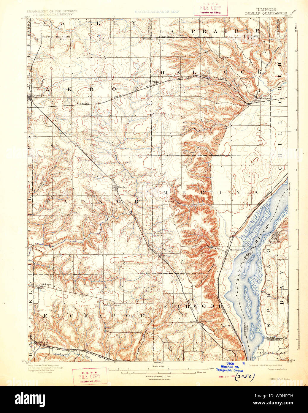 Dunlap map hi-res stock photography and images - Alamy