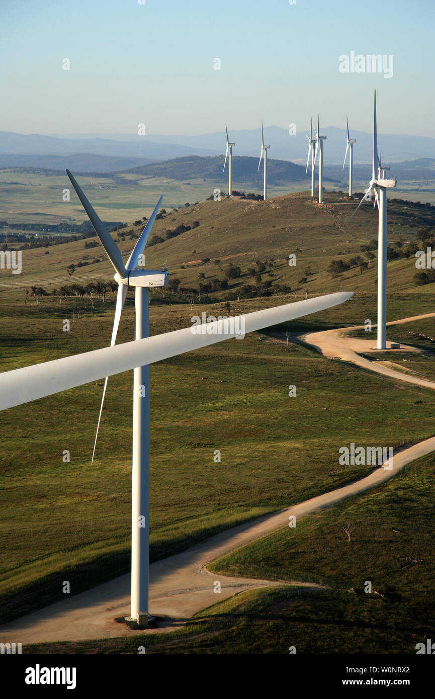 capital wind farm near canberra, australia Stock Photo - Alamy