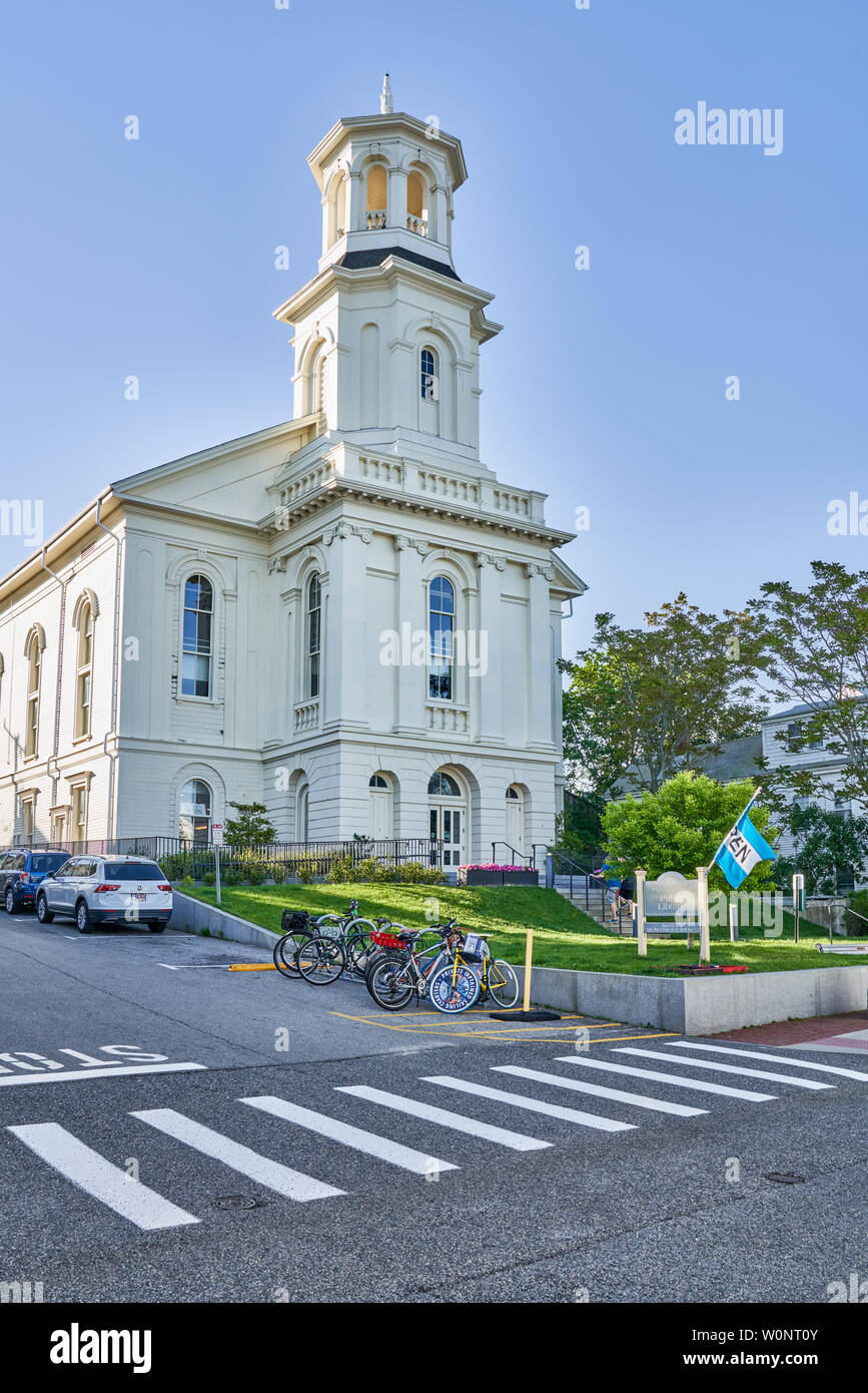 Provincetown, MA - June 11, 2019: Provincetown Public Library is ...