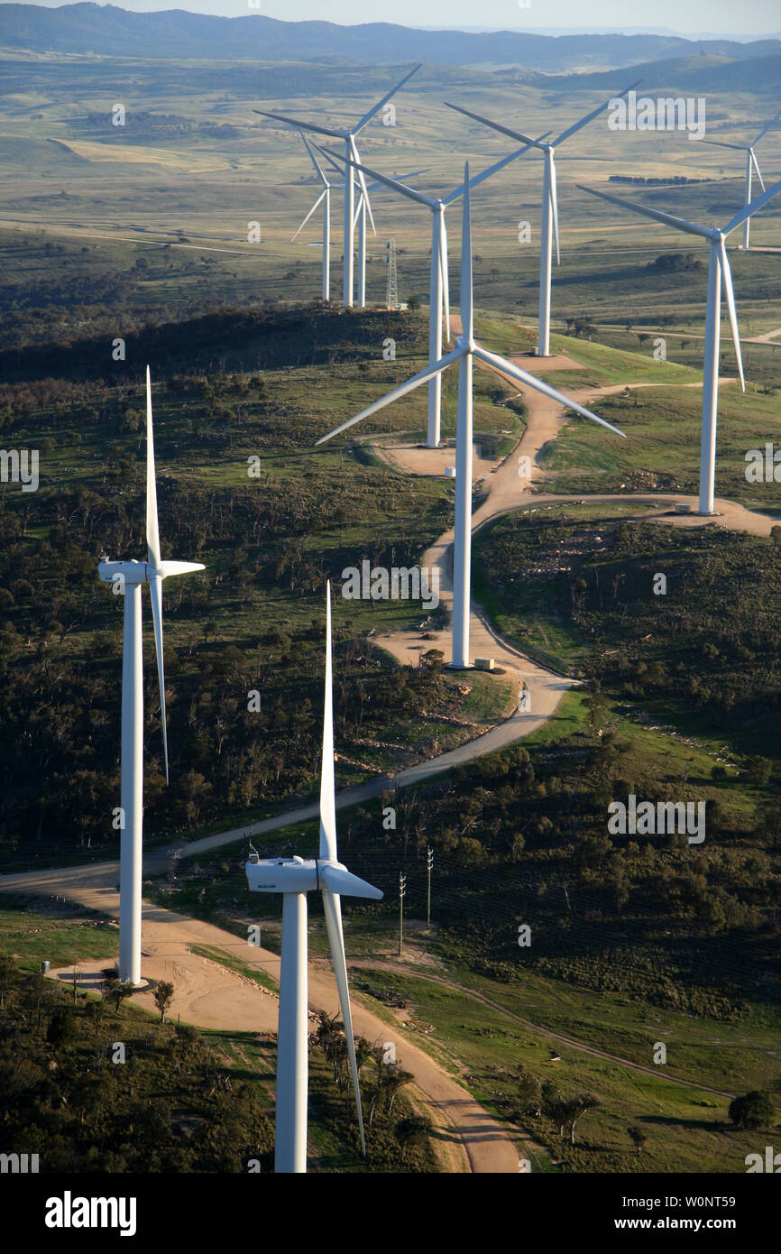 capital wind farm near canberra, australia Stock Photo - Alamy