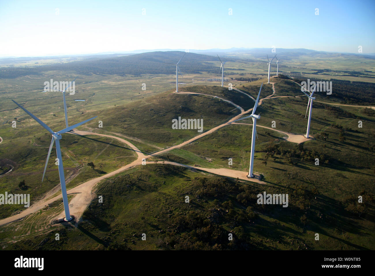 capital wind farm near canberra, australia Stock Photo - Alamy