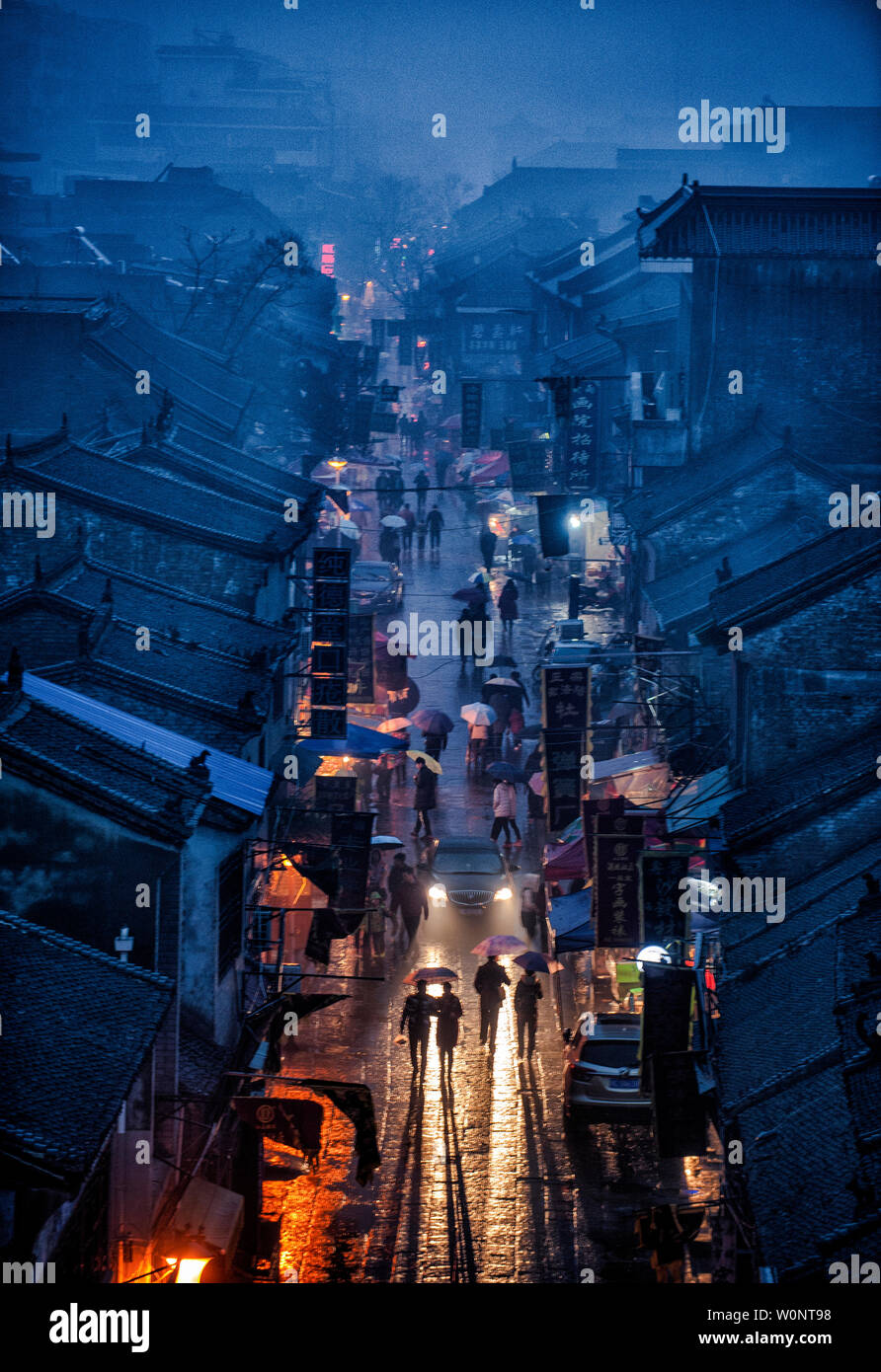 Photographed in Yucha, Yan'an Stock Photo - Alamy