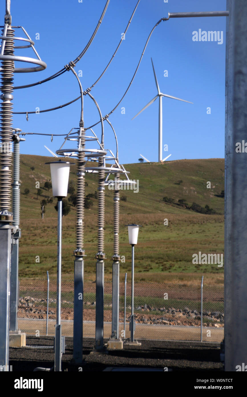 capital wind farm near canberra, australia Stock Photo - Alamy