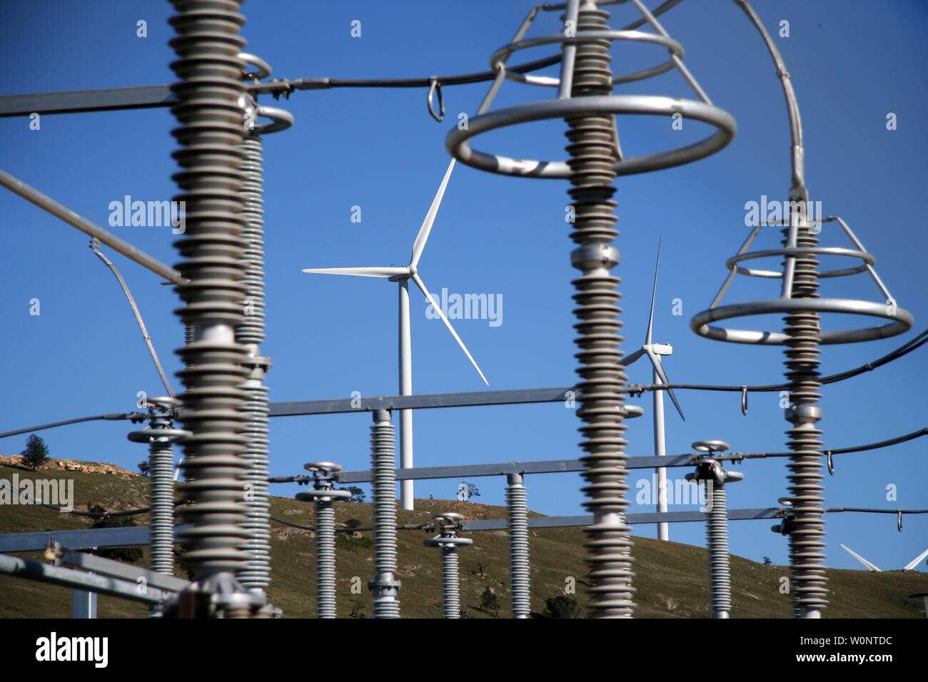 capital wind farm near canberra, australia Stock Photo - Alamy