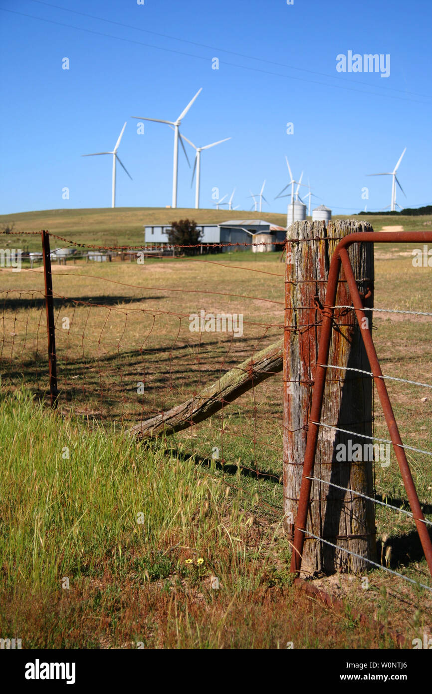 capital wind farm near canberra, australia Stock Photo - Alamy
