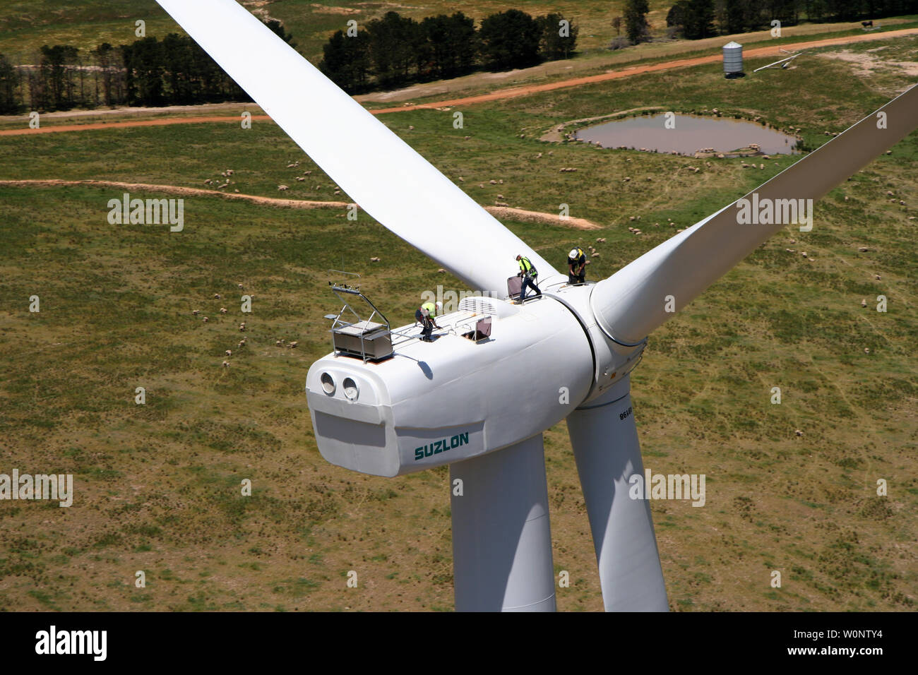 Fixing a turbine hi-res stock photography and images - Alamy