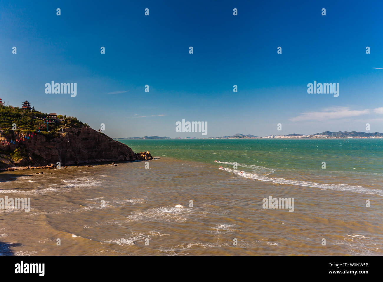 Bohai Sea Scenery of Penglai Changshan Islands, Yantai, Shandong ...