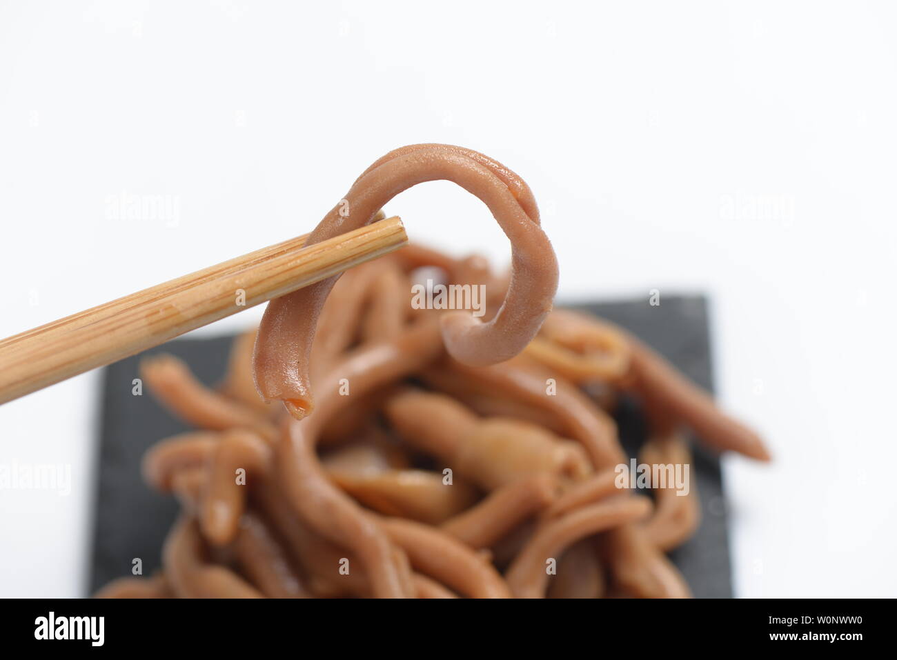 Halogen duck intestine spicy duck intestine Stock Photo - Alamy