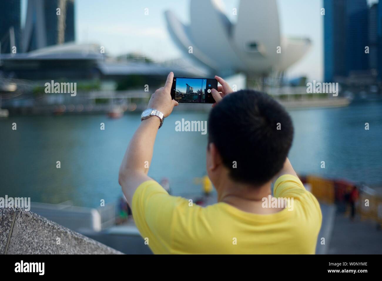 Mobile phone shooting world Stock Photo - Alamy