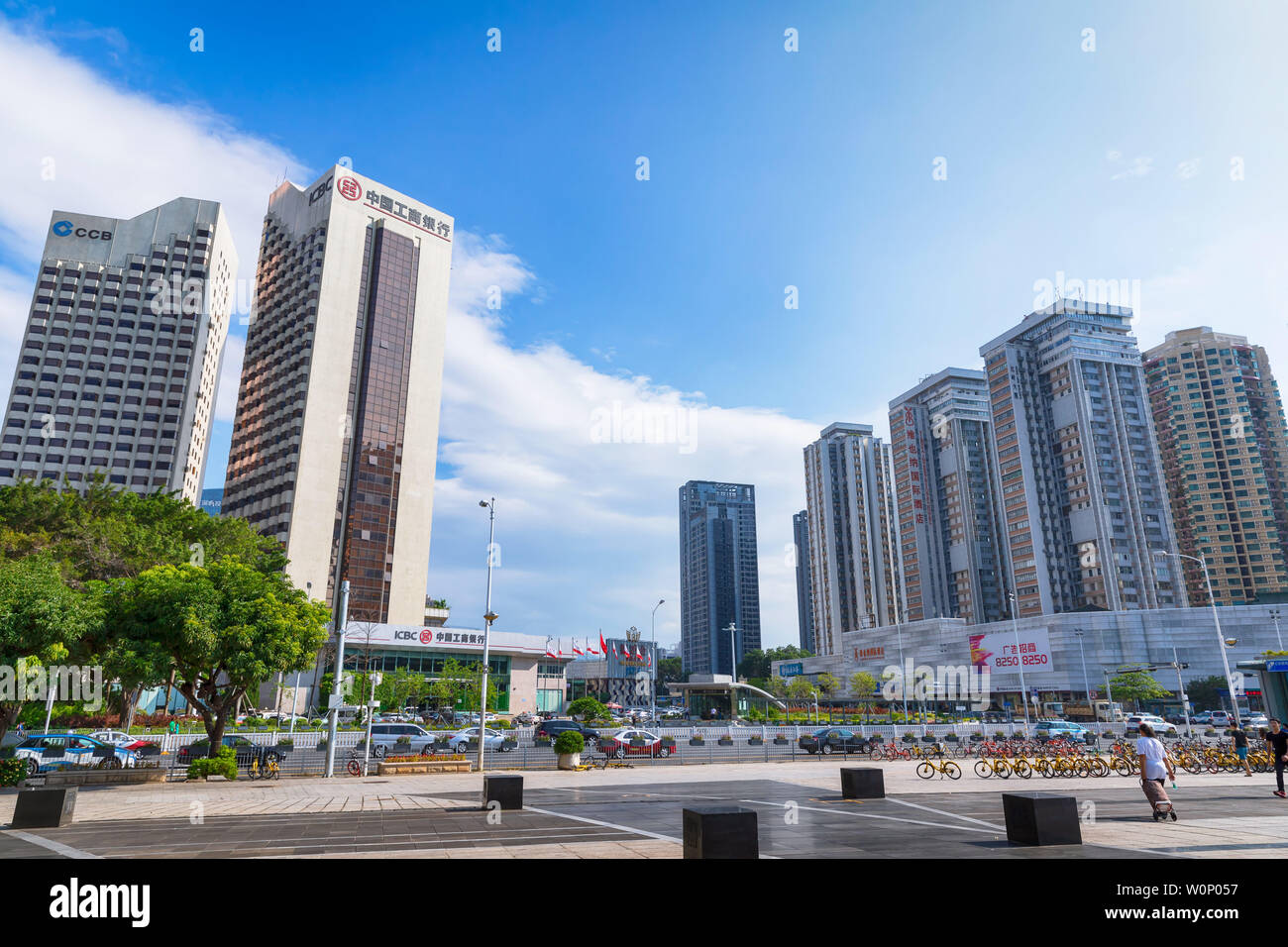 Street view of Shenzhen Stock Photo - Alamy