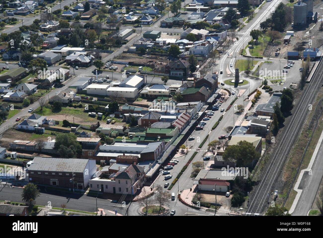 aerials of quirindi northern nsw Stock Photo - Alamy
