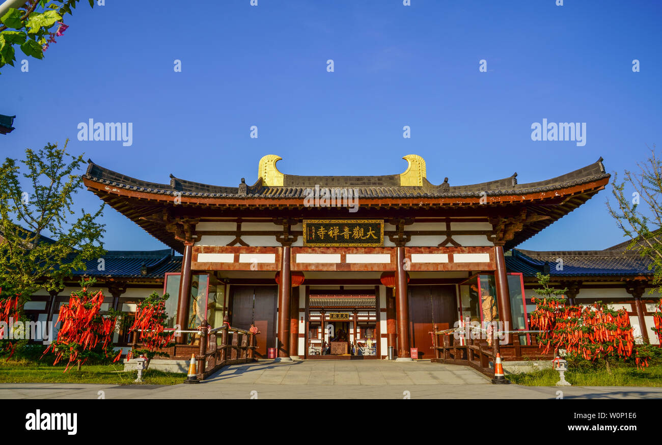 Sun light ancient trees and roofs hi-res stock photography and images ...